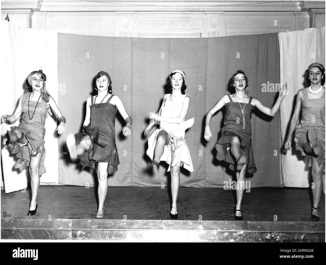 Vintage photo of dancing women Stock Photo - Alamy
