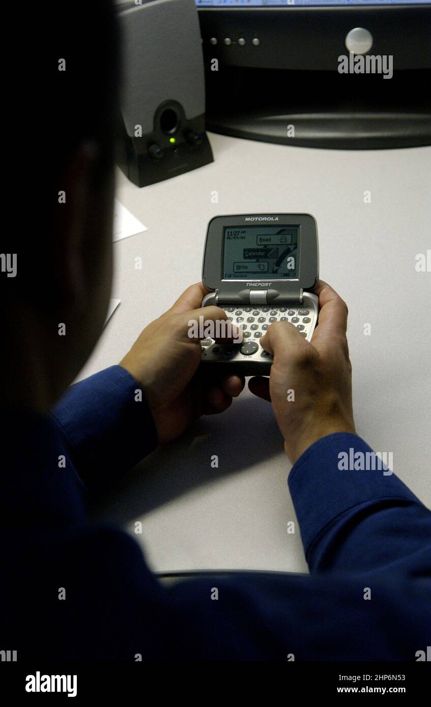 Historical two way pager hi-res stock photography and images - Alamy