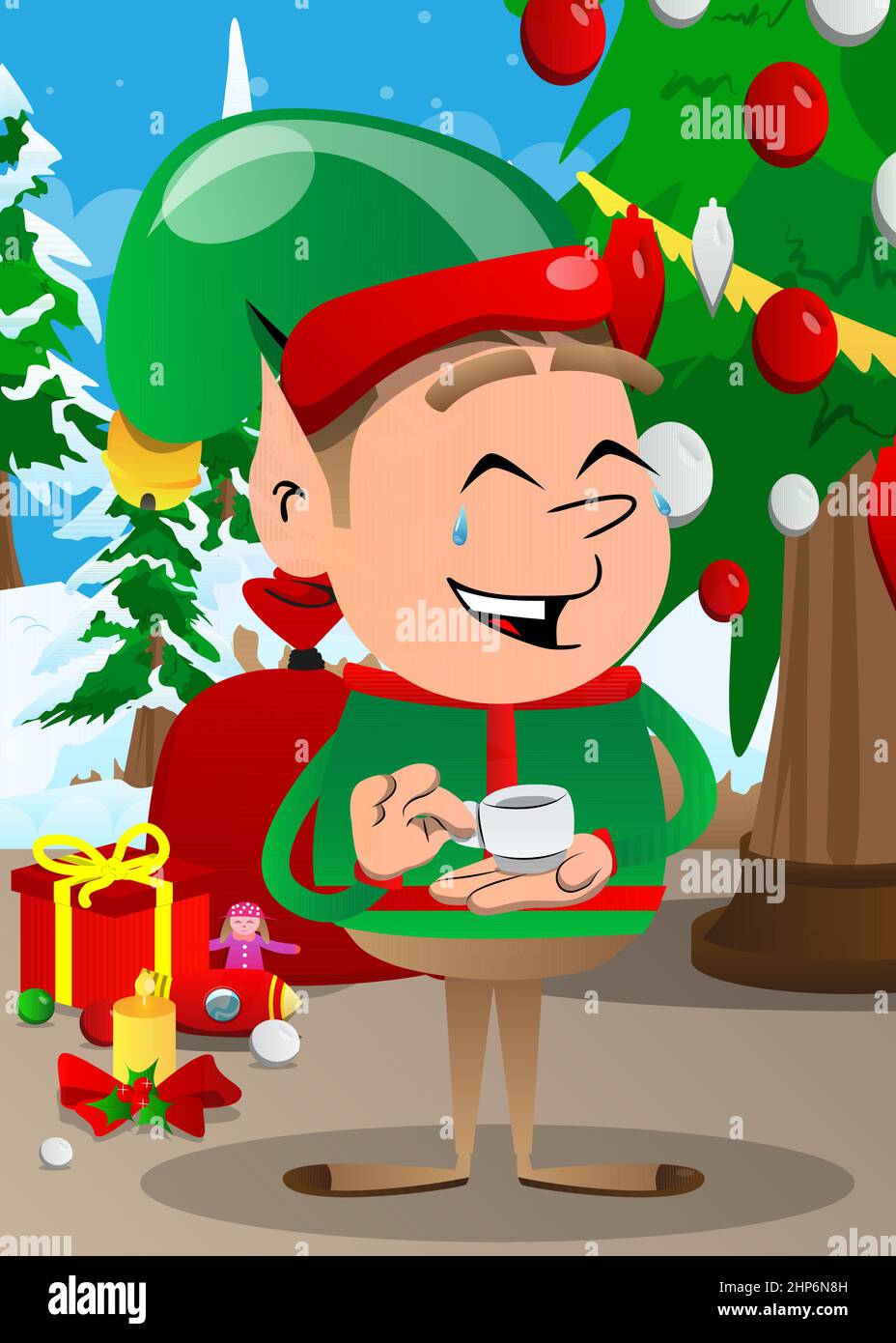 Elf cup Stock Vector Images - Alamy