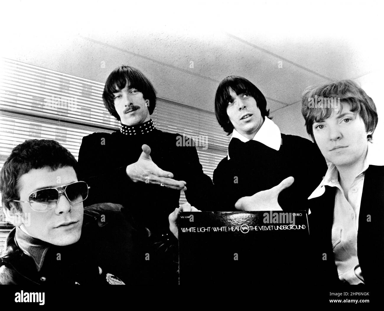 A publicity photo of the American rock band The Velvet Underground ...