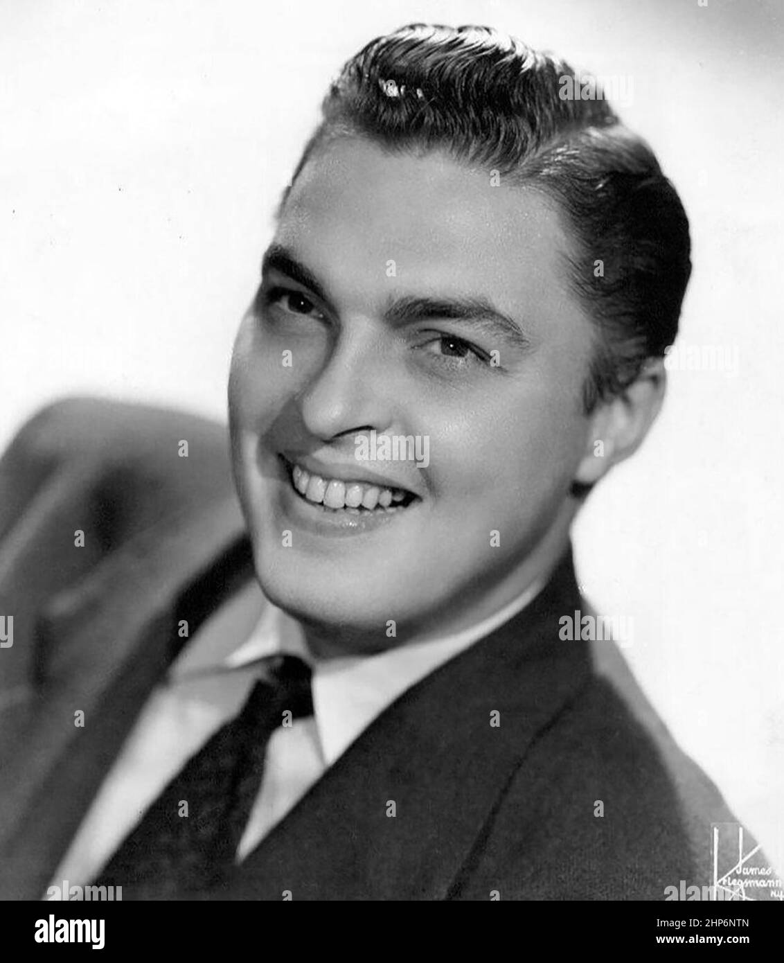 Publicity photo of singer Bob Eberly ca. 1963 Stock Photo - Alamy