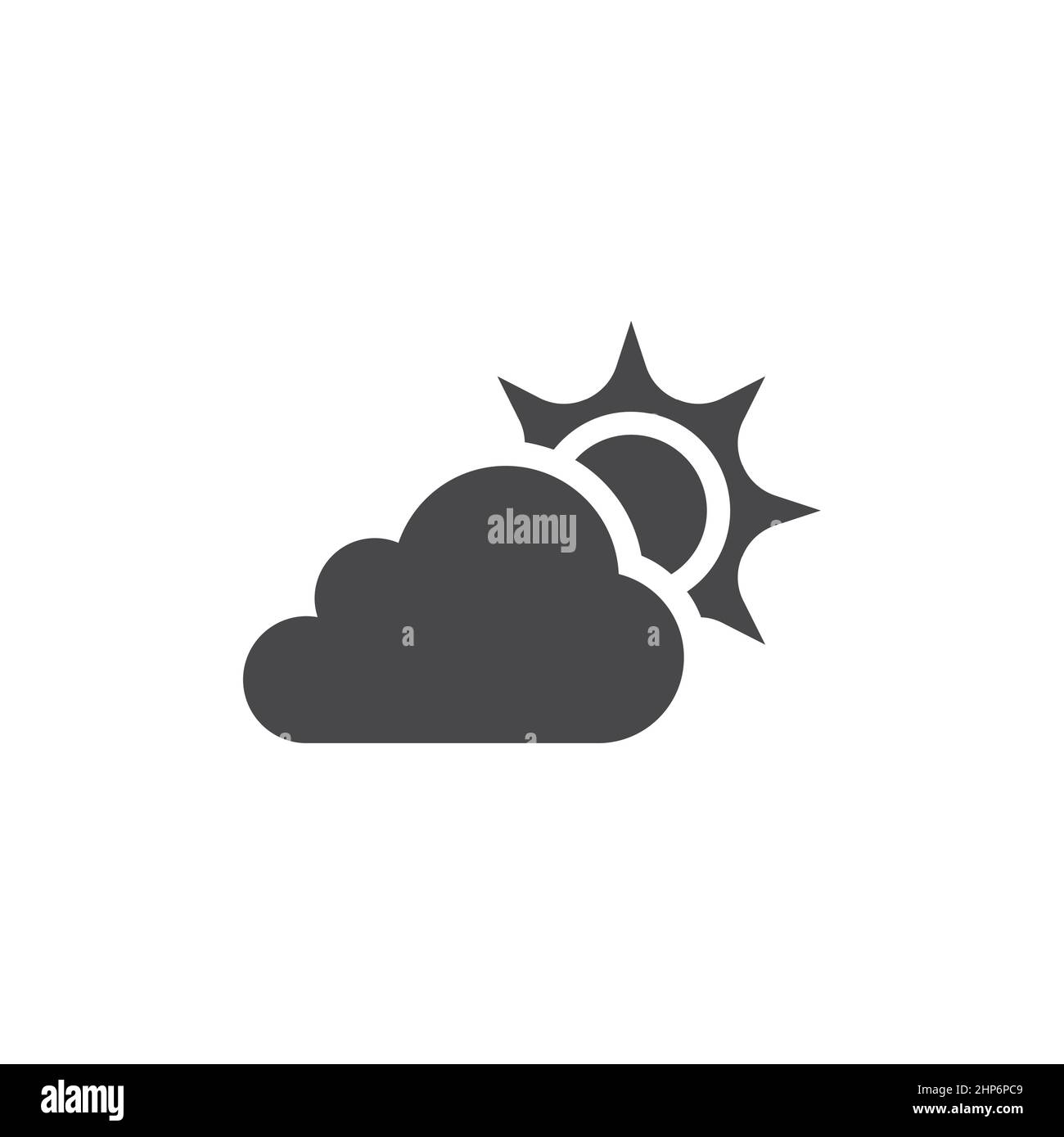 Weather glyph icon sky Cut Out Stock Images & Pictures - Alamy