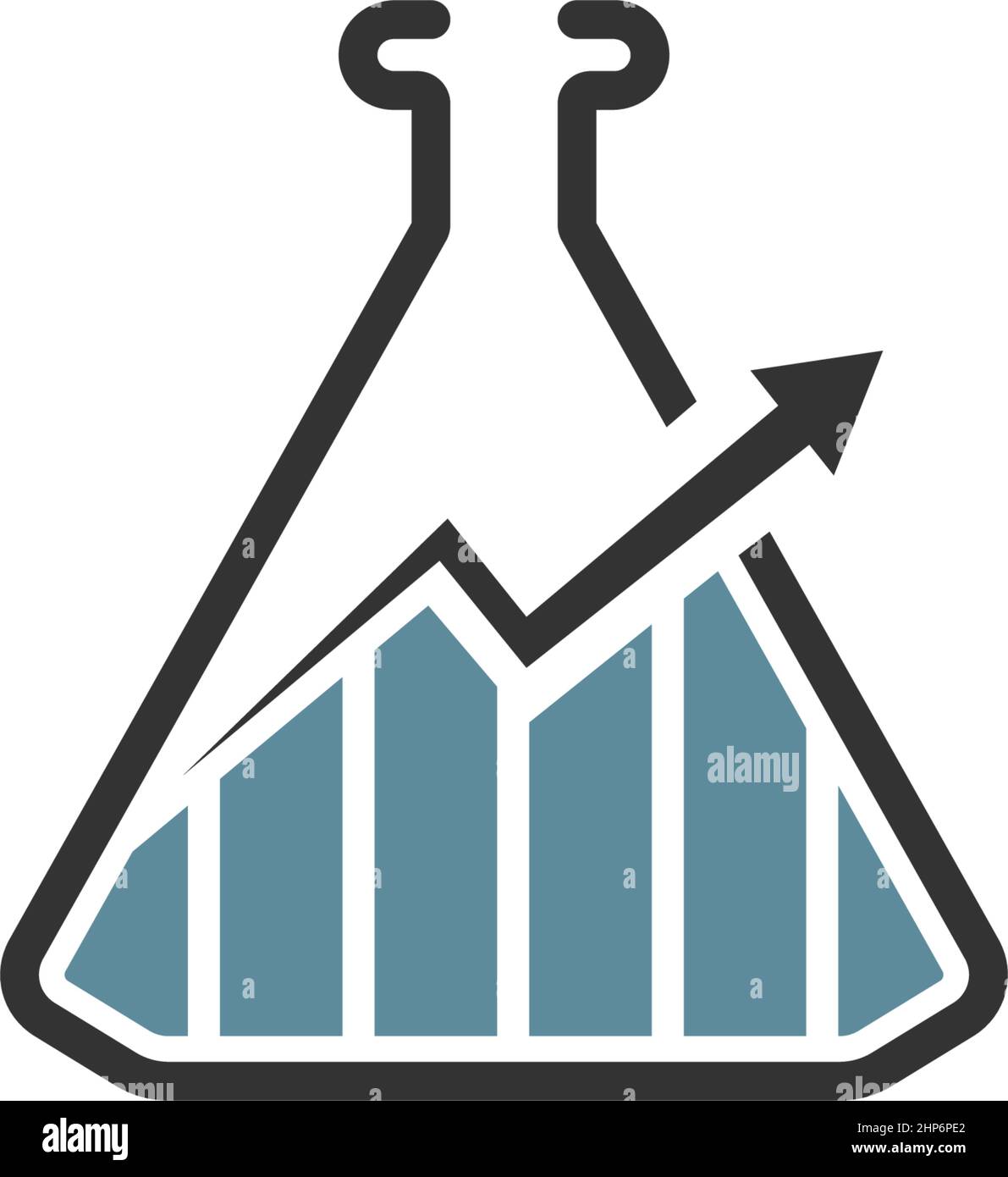 Science bottle lab logo icon design template vector Stock Vector Image ...