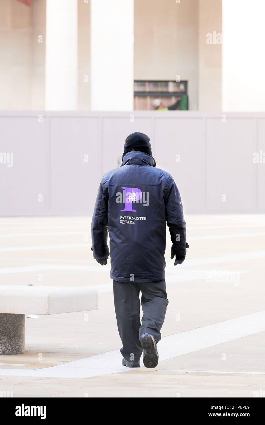 Money finance stock exchange city london england security guard hi-res ...