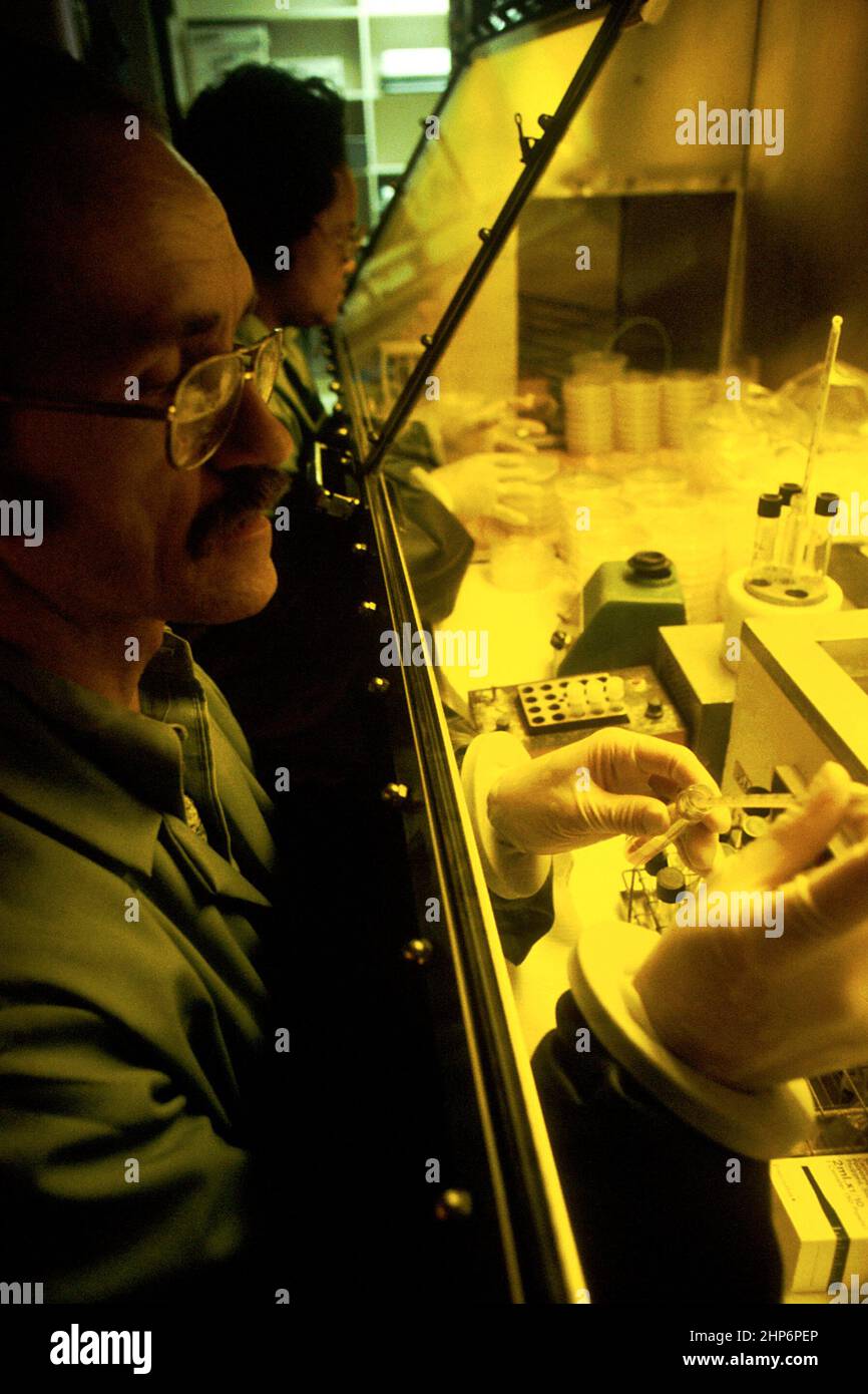 1980s lab tech hi-res stock photography and images - Alamy