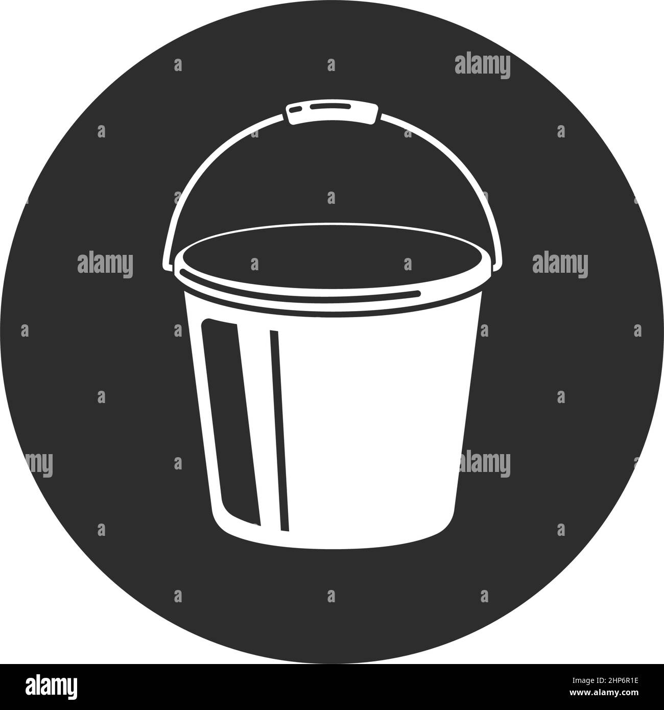 bucket icon vector illustration design template Stock Vector Image ...