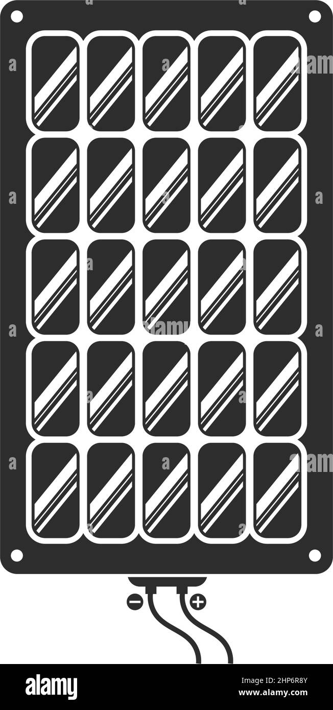 Eco energy solar panel Black and White Stock Photos & Images - Alamy