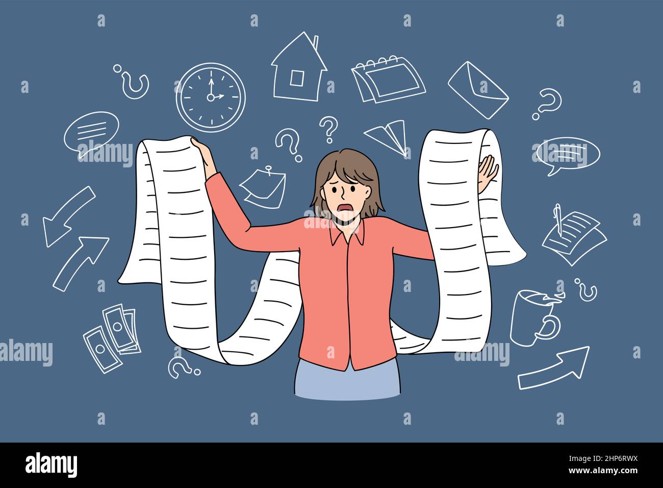 Business cartoon long list hi-res stock photography and images - Alamy