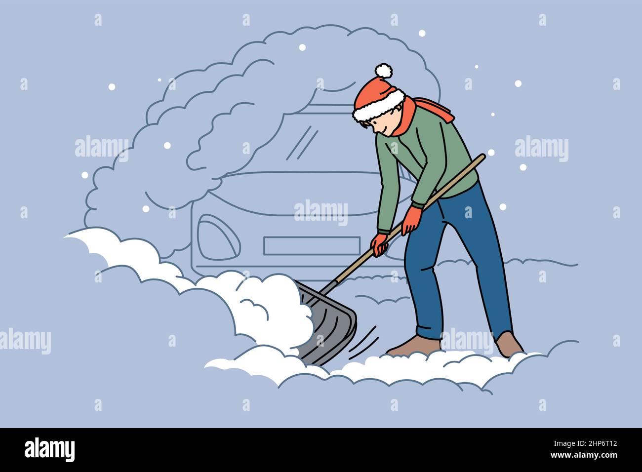 Emergency snow Stock Vector Images - Alamy