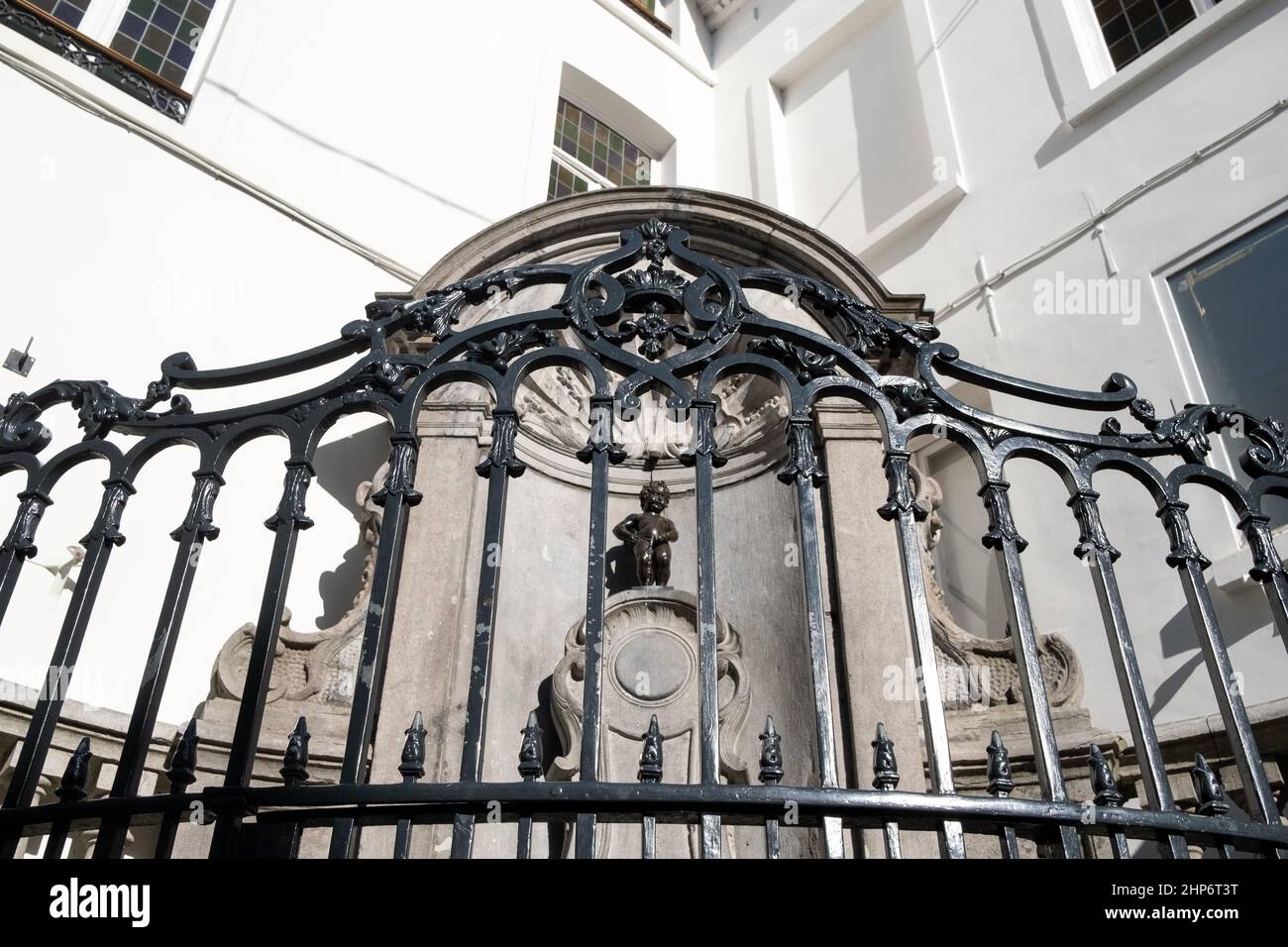 Belgium, Brussels, Spring 2021. Illustration of everyday life in ...