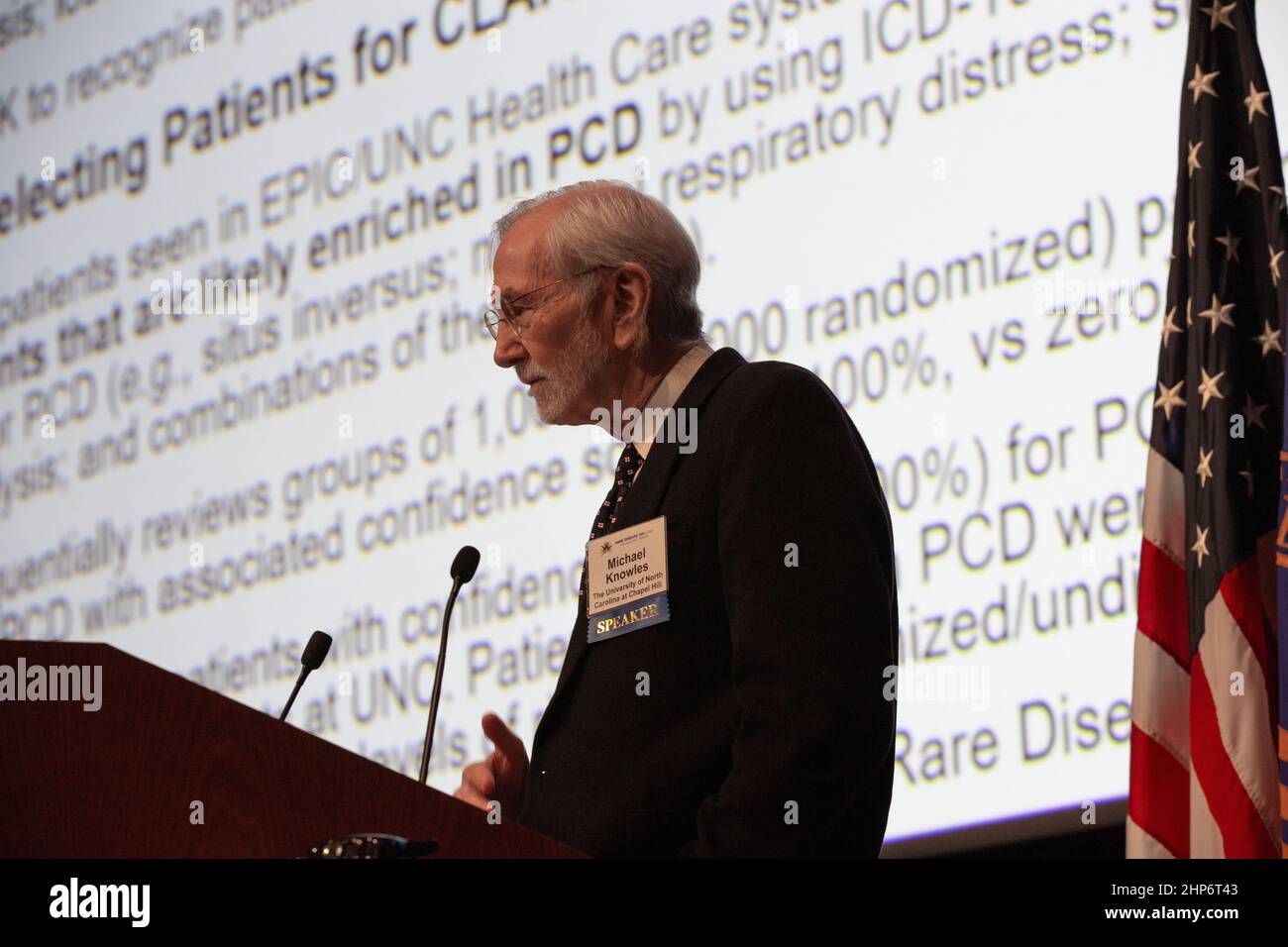 Michael R. Knowles, M.D., professor, Division of Pulmonary Diseases and ...