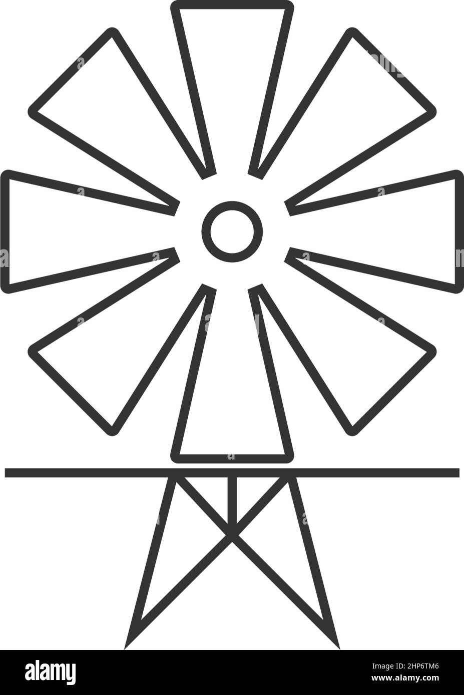 Fan icon logo flat design template Stock Vector Image & Art - Alamy