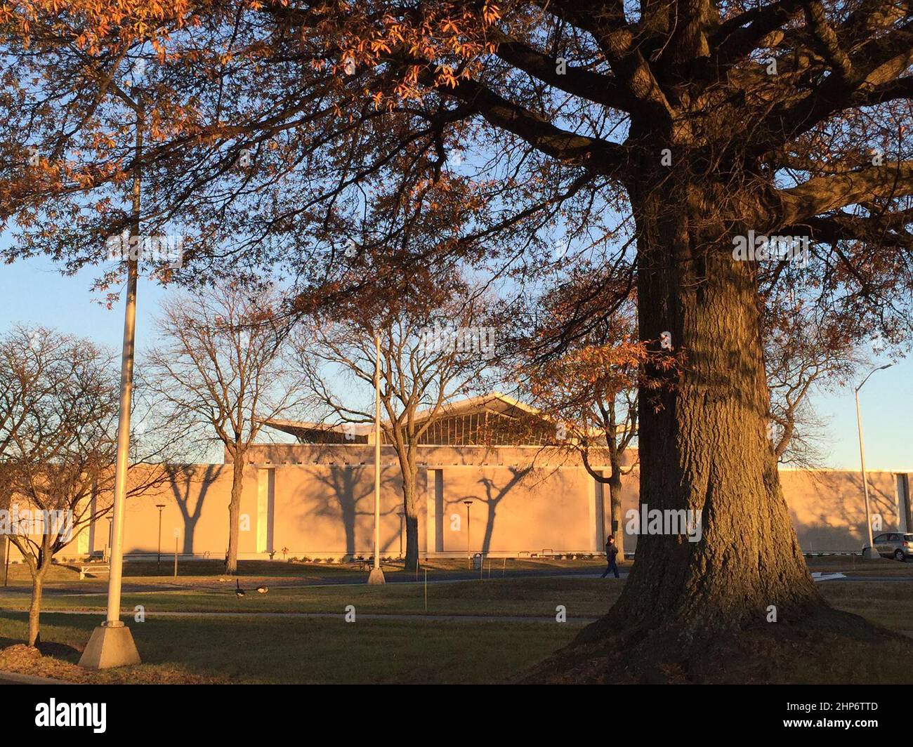 A view of the National Library of Medicine on the NIH campus ca. 2016 ...