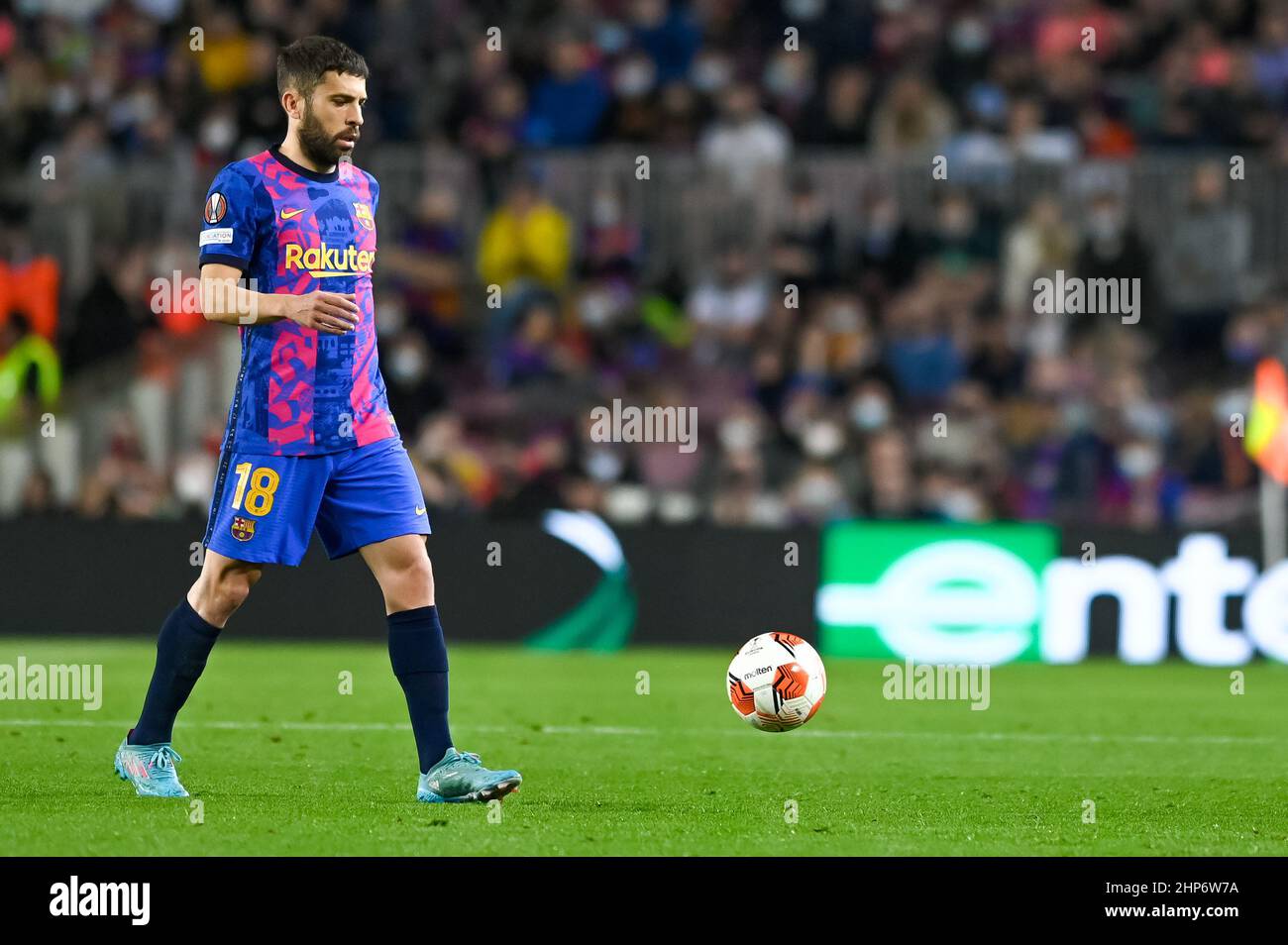 Jordi Alba of FC Barcelona during the UEFA Europa League match between ...