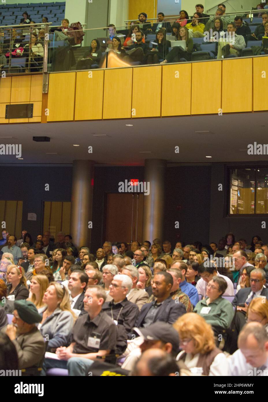 A packed house at NIH's Natcher Auditorium for the #MJNeuroSummit ...