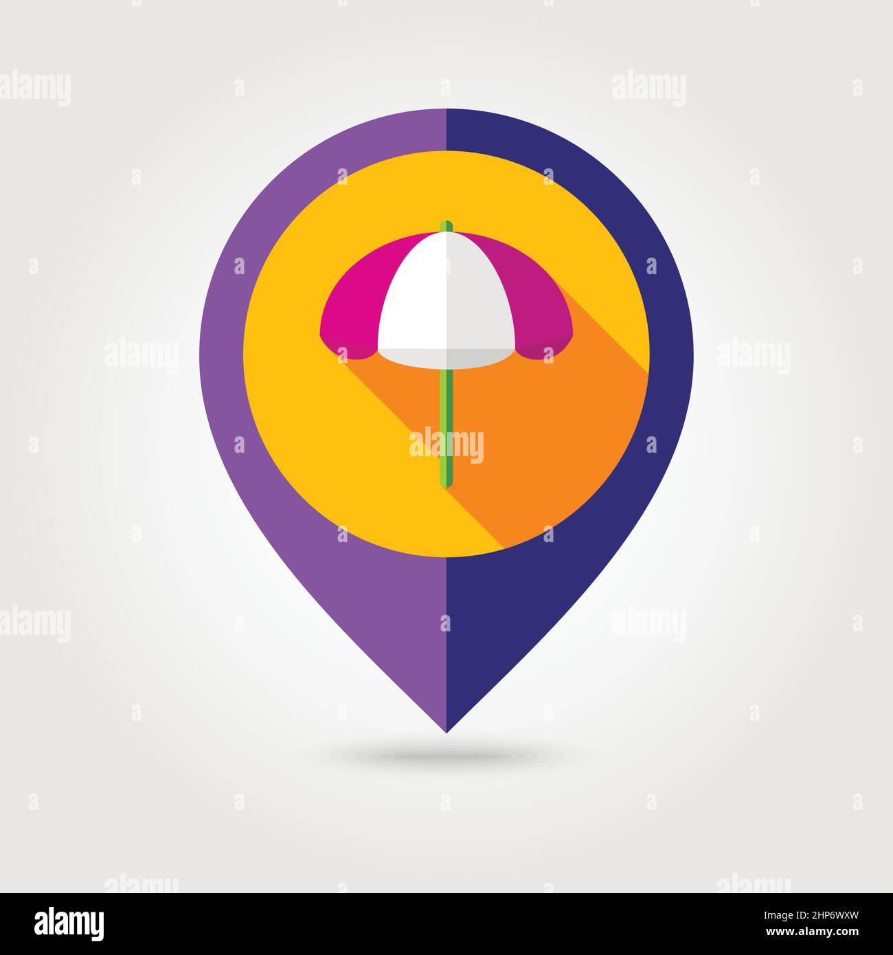 sun pin map Stock Vector Image & Art - Alamy