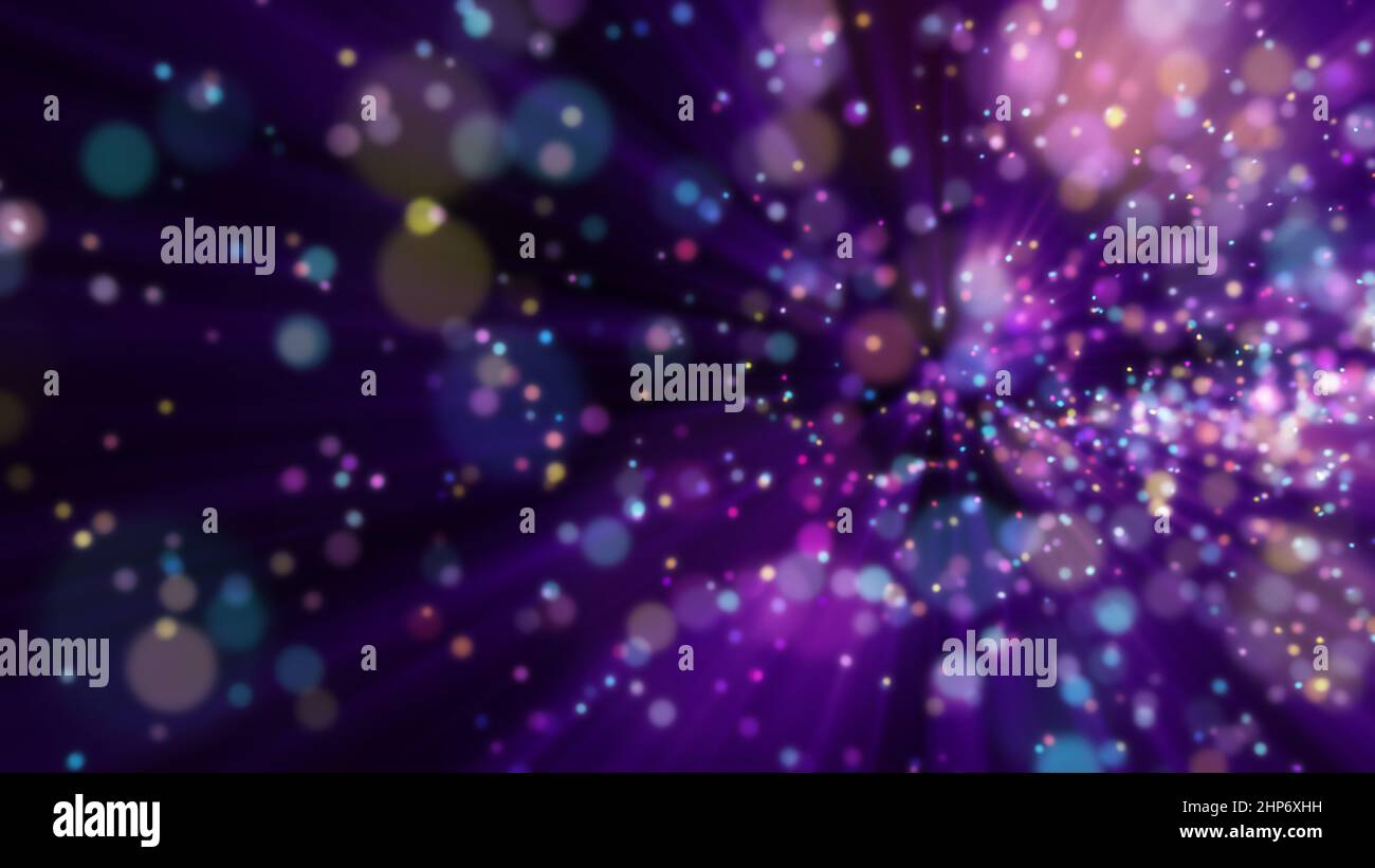 galaxy in space light particle. 3d illustration Stock Photo - Alamy