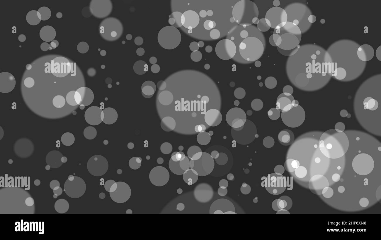 abstract bokeh background, gray particles illustration Stock Photo - Alamy
