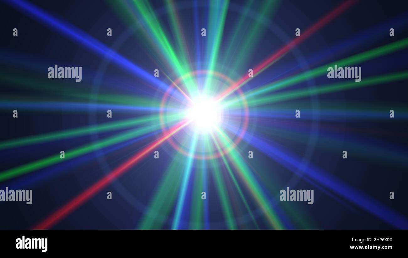 light effect abstract star burst flash laser beam ray illustration ...