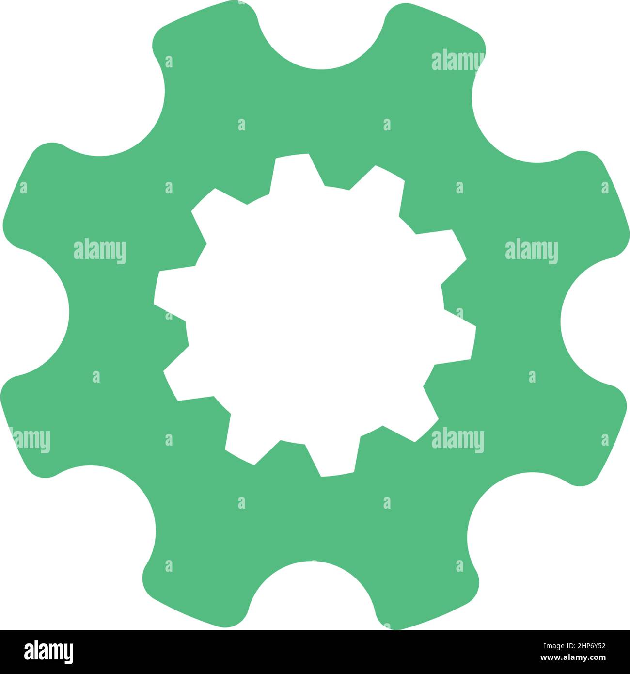 Gear Template vector icon illustration Stock Vector Image & Art - Alamy