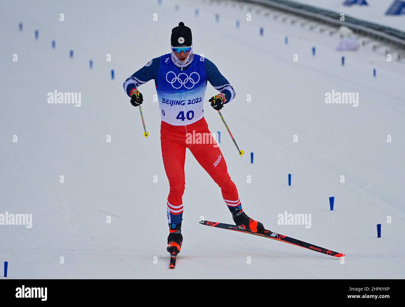Zhangjiakou, China. 19th Feb, 2022. Adam Fellner from Czech Republic ...