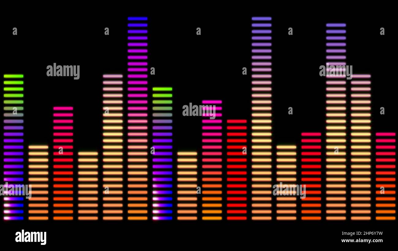 Digital equalizer bar graph, Sound Equalizer Abstract Background ...