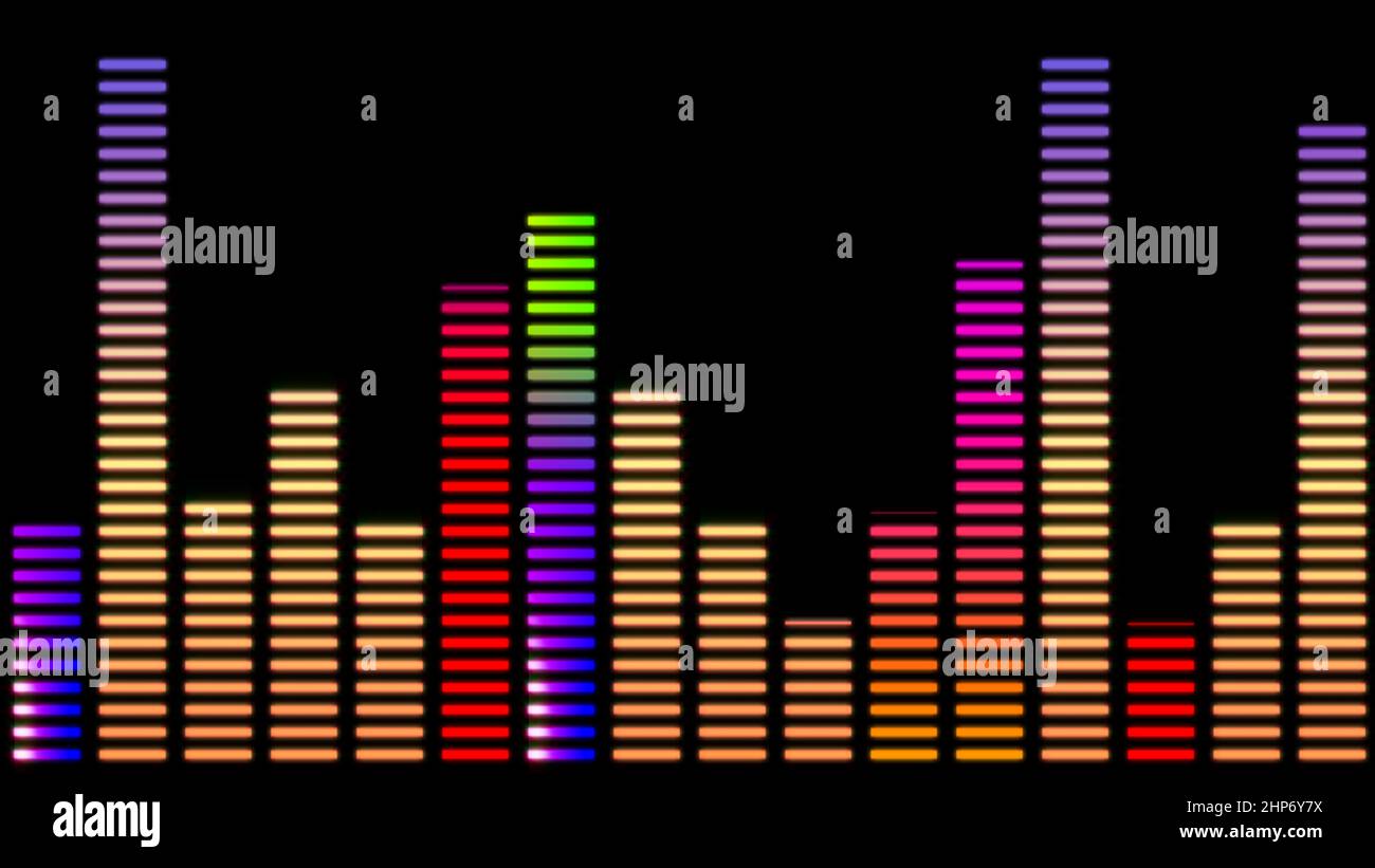 Digital equalizer bar graph, Sound Equalizer Abstract Background ...