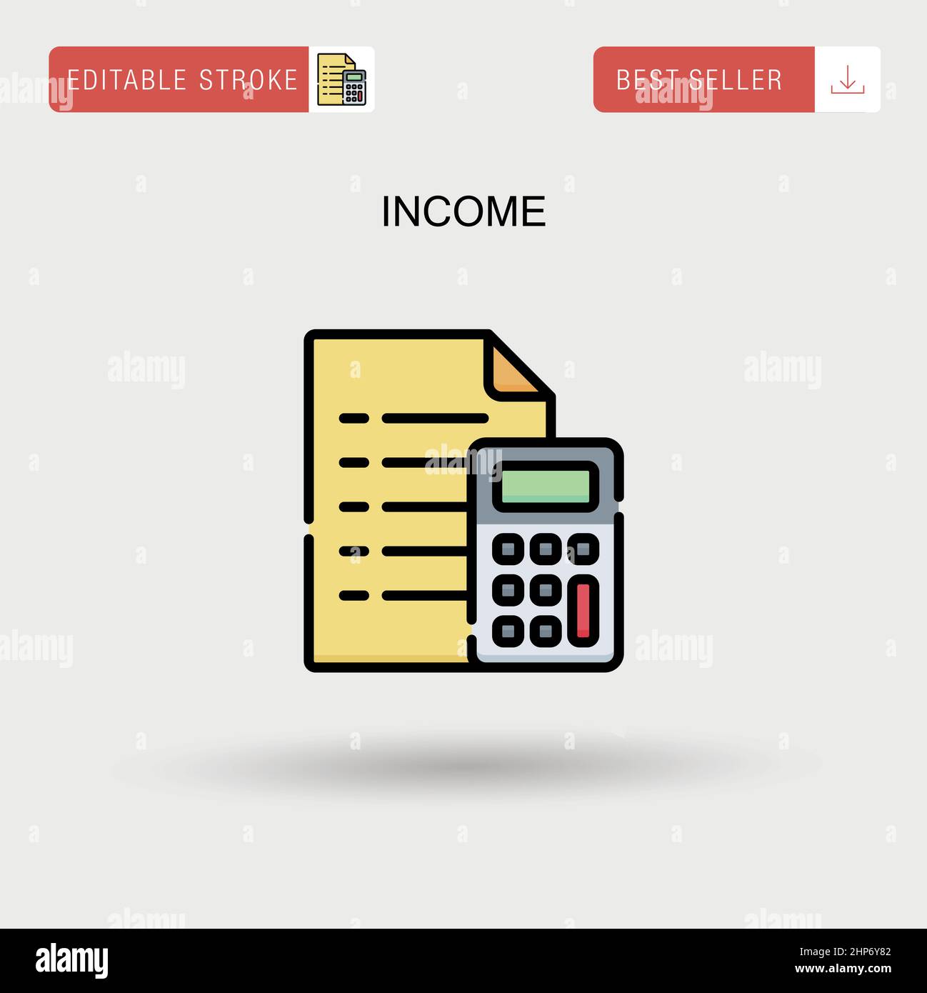 Income Simple vector icon Stock Vector Image & Art - Alamy