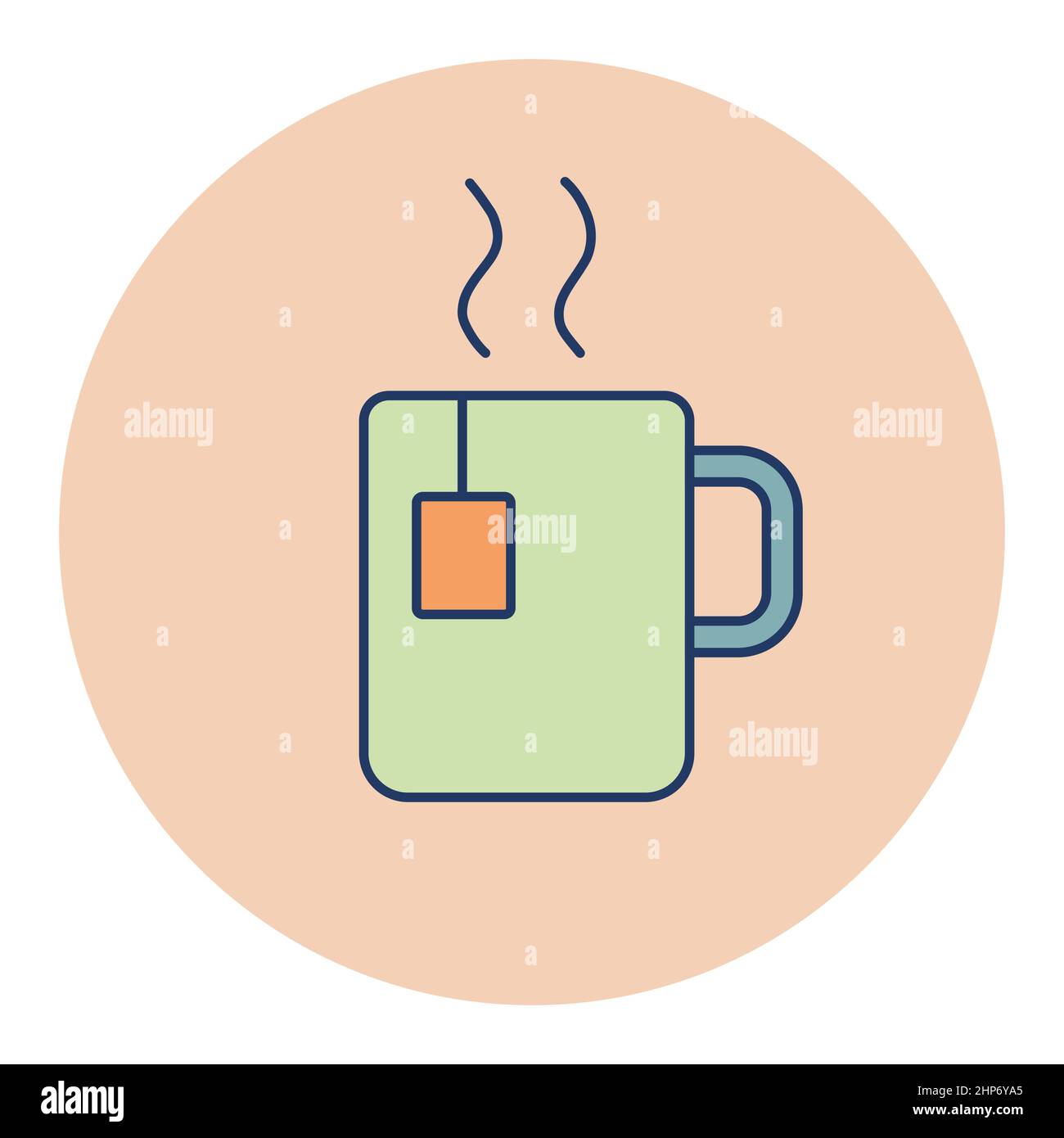 Steam of tea illustration hi-res stock photography and images - Alamy