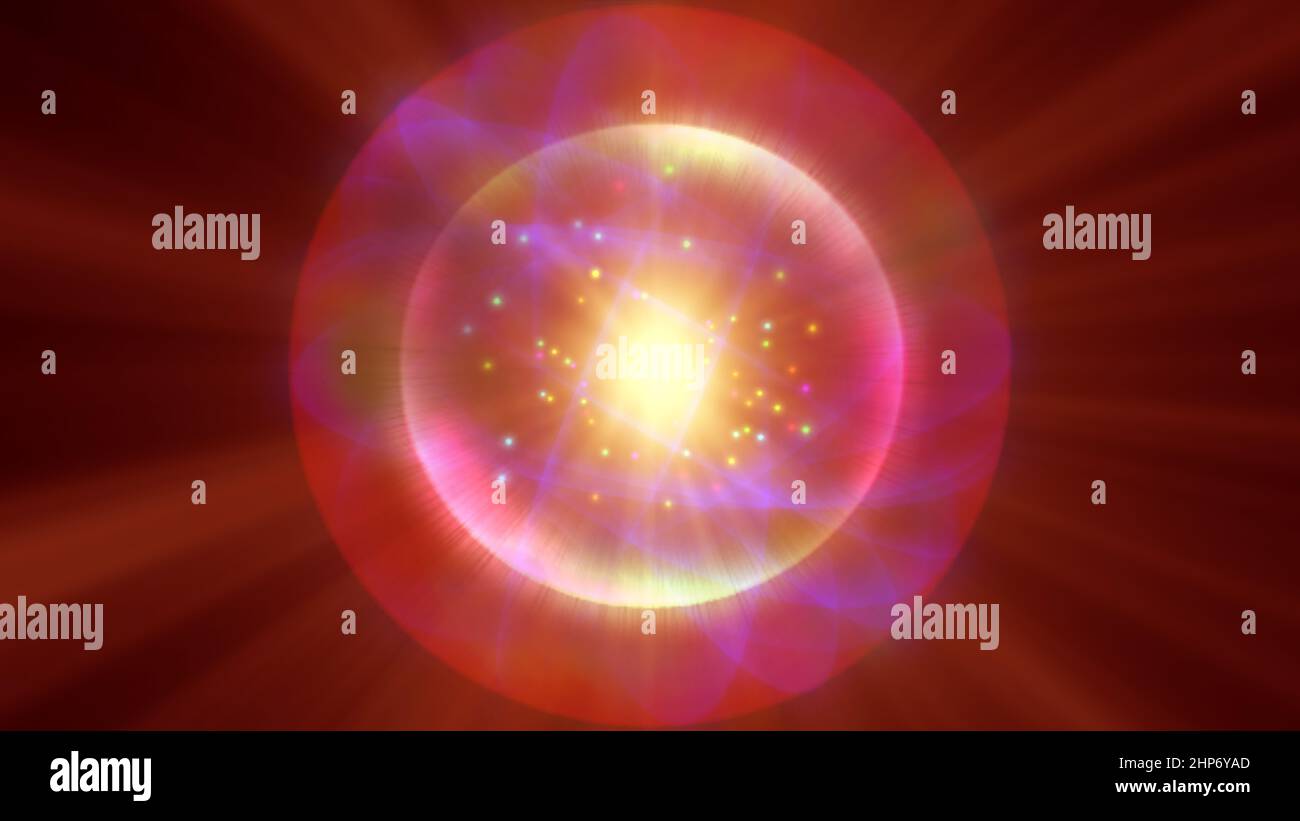 atom light ray glow abstract, 3d render illustration Stock Photo - Alamy