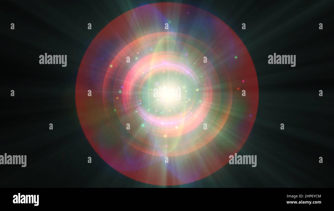atom light ray glow abstract, 3d render illustration Stock Photo - Alamy