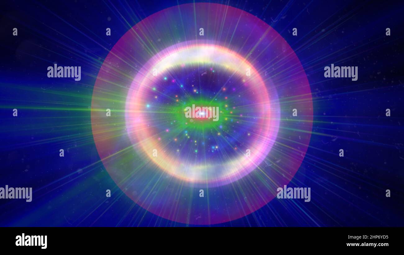 atom light ray glow abstract, 3d render illustration Stock Photo - Alamy