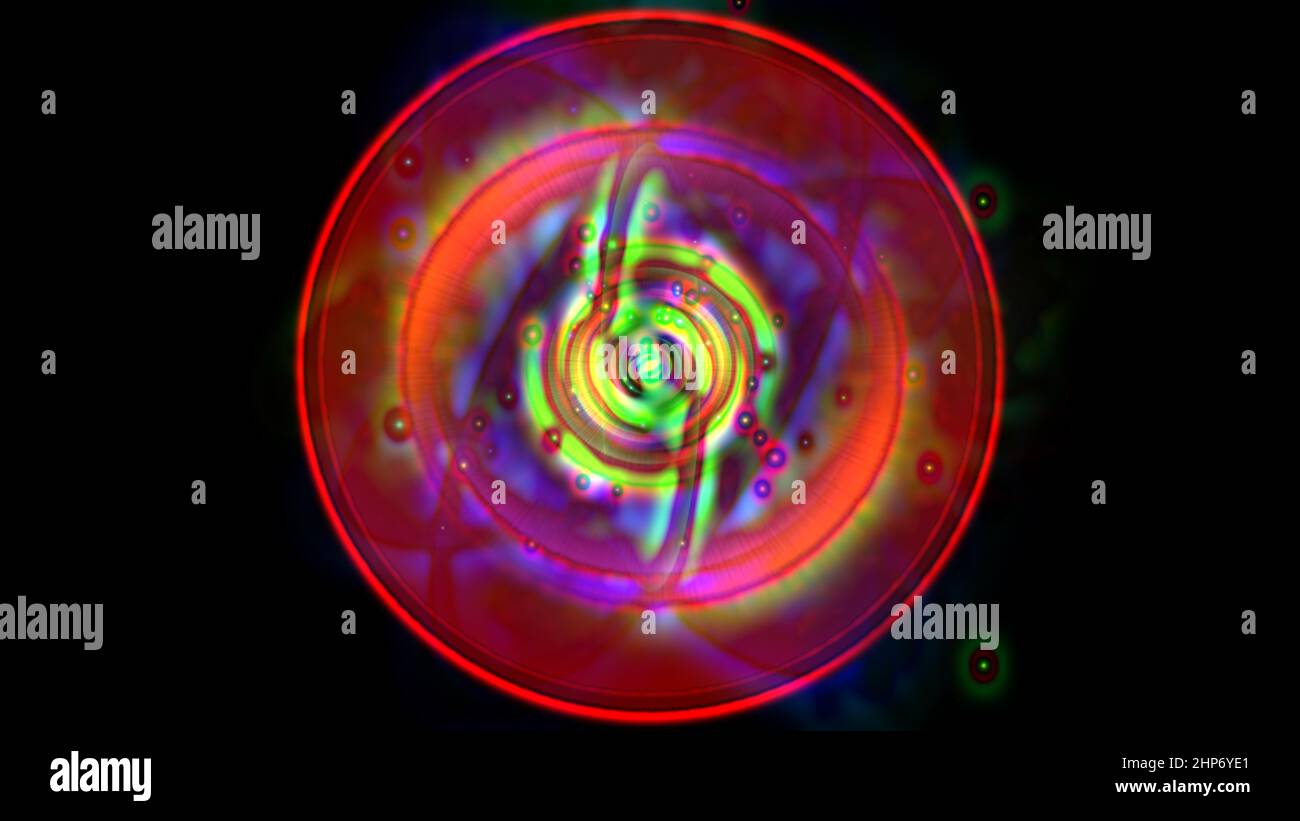 atom light ray glow abstract, 3d render illustration Stock Photo - Alamy