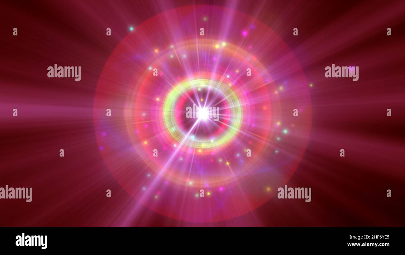 atom light ray glow abstract, 3d render illustration Stock Photo - Alamy