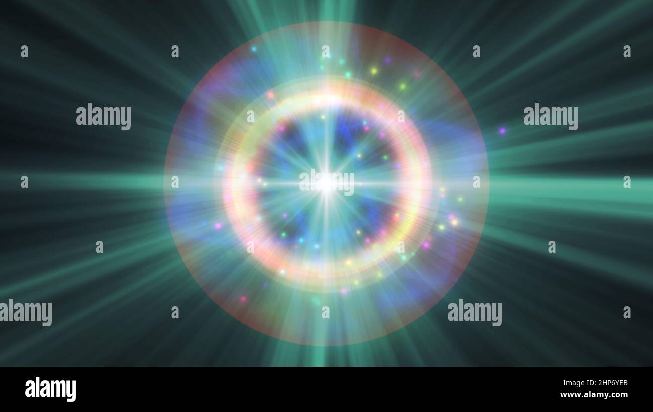 atom light ray glow abstract, 3d render illustration Stock Photo - Alamy