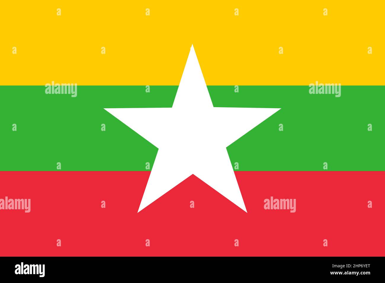 National flag myanmar vector hi-res stock photography and images - Alamy
