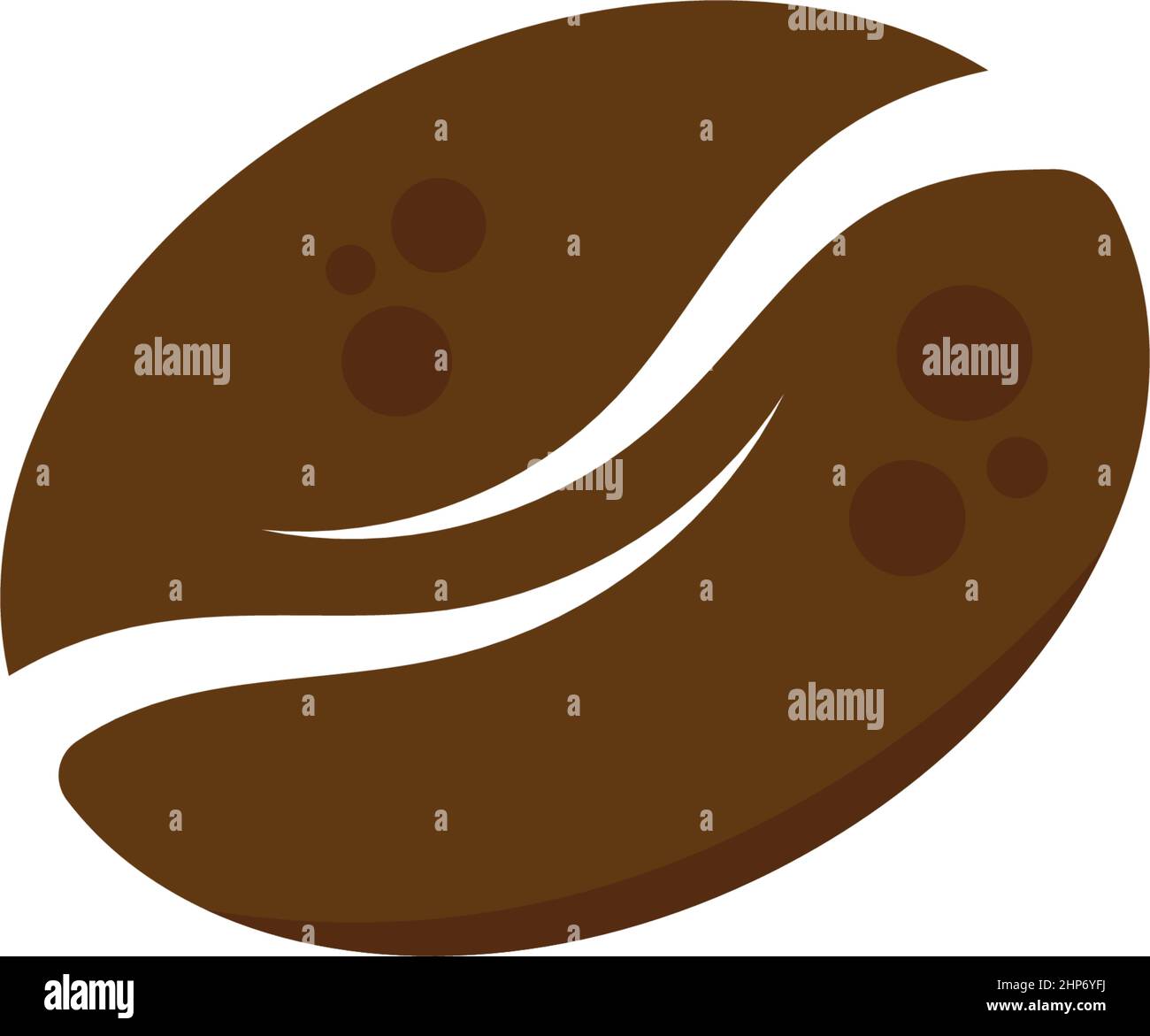 Vector coffee beans logo Stock Vector Images - Alamy