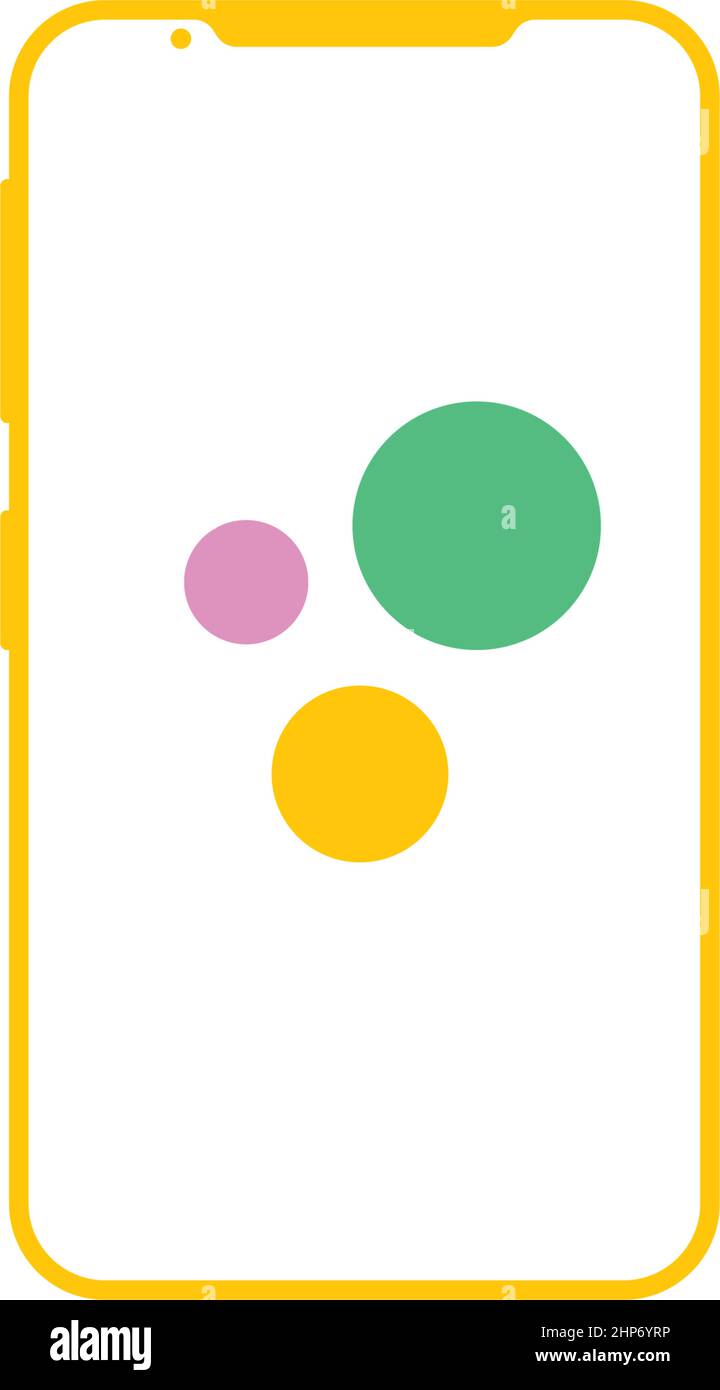 Illustration vector design mobile Stock Vector Images - Alamy