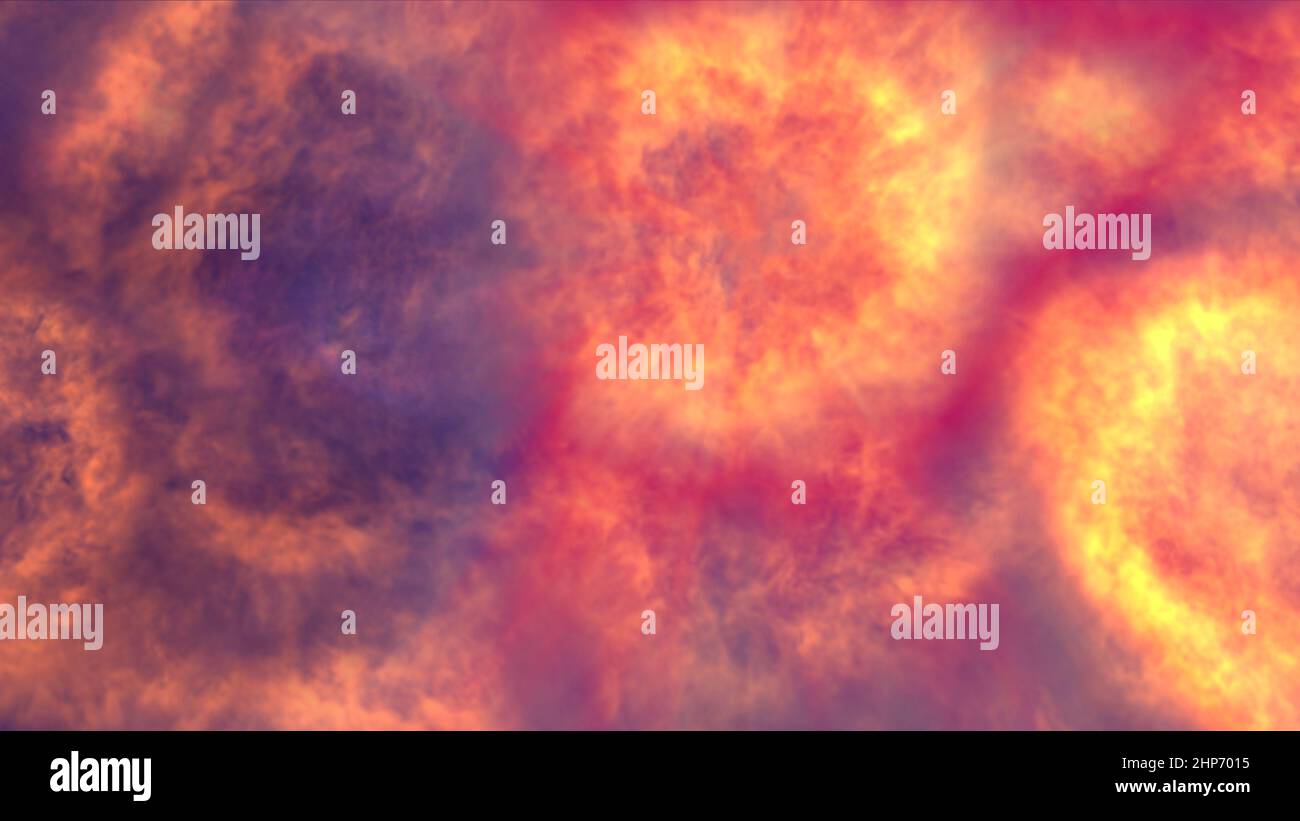 fire flame explosion in space, abstract illustration Stock Photo - Alamy