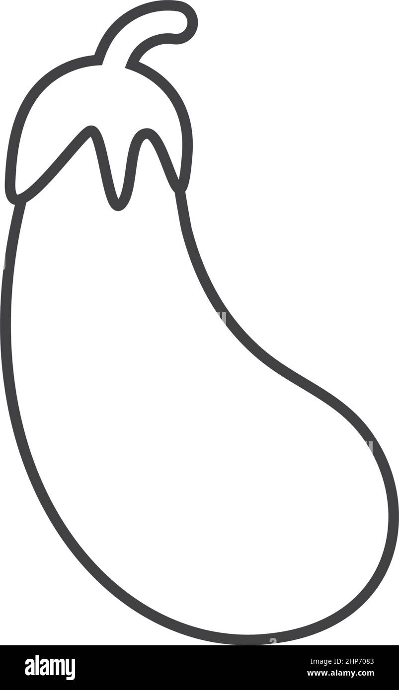 White aubergine plant Black and White Stock Photos & Images - Alamy