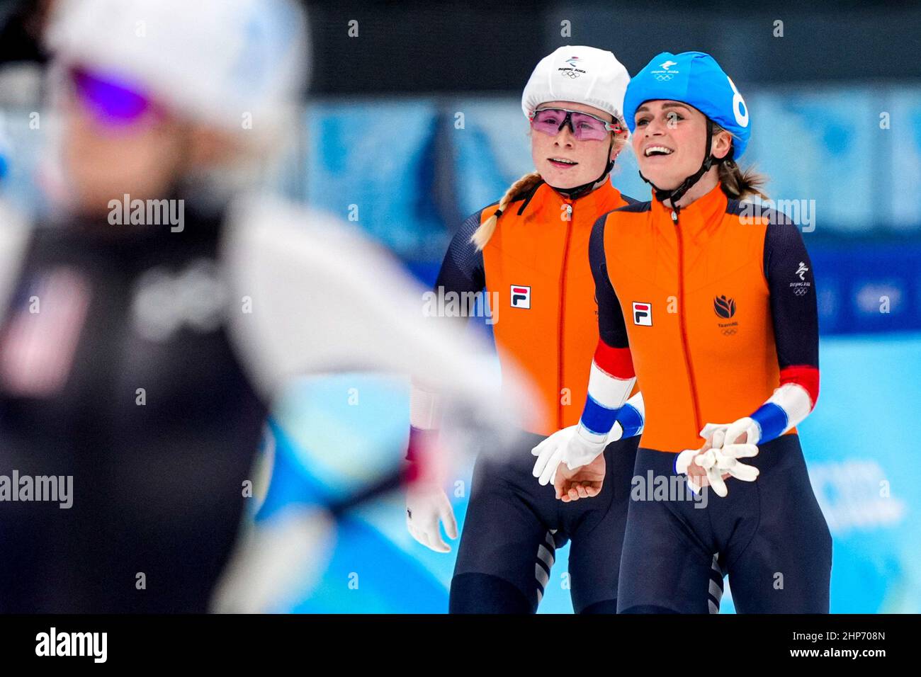 BEIJING, CHINA - FEBRUARY 19: Irene Schouten of the Netherlands ...