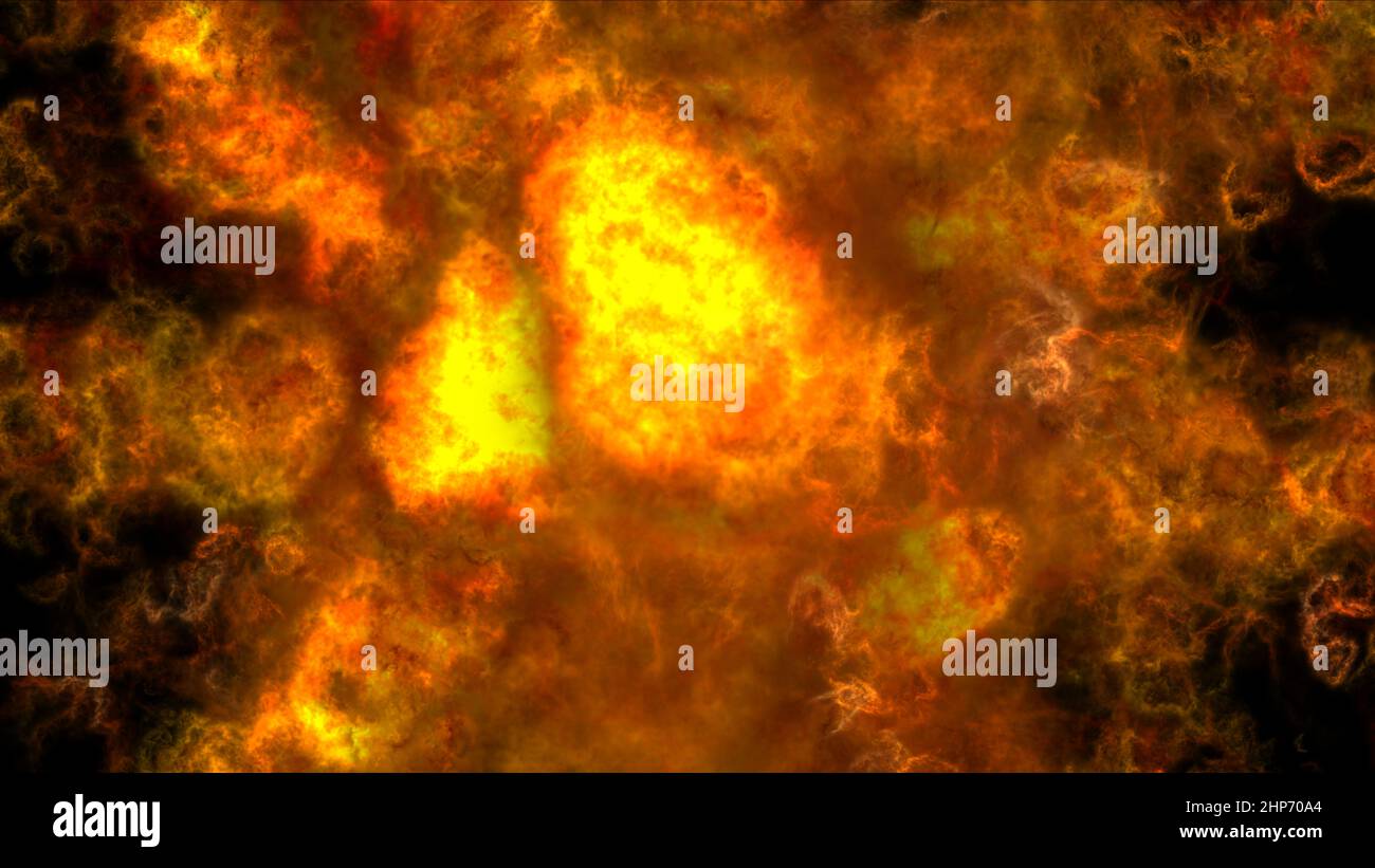fire flame explosion in space, abstract illustration Stock Photo - Alamy