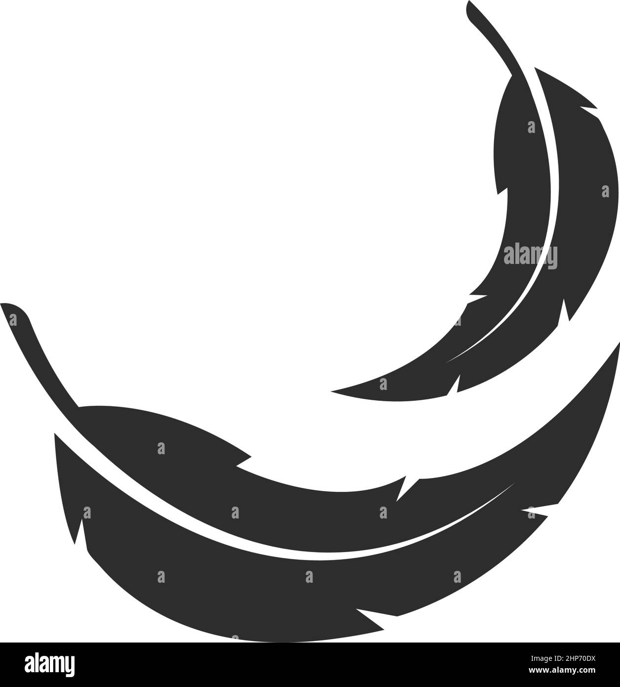 feather icon illustration vector template Stock Vector Image & Art - Alamy