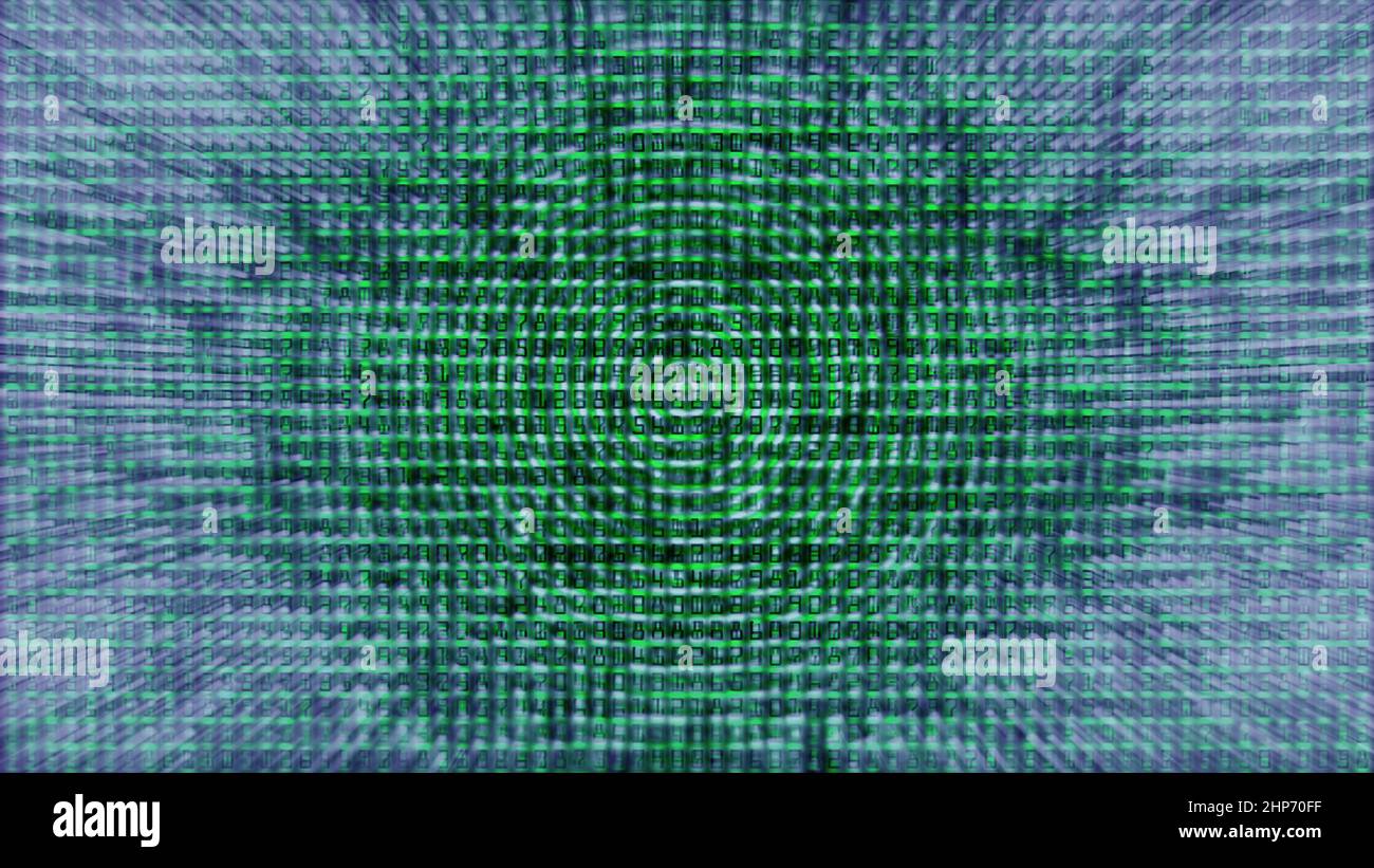 Abstract background, digital data matrix, illustration render Stock ...
