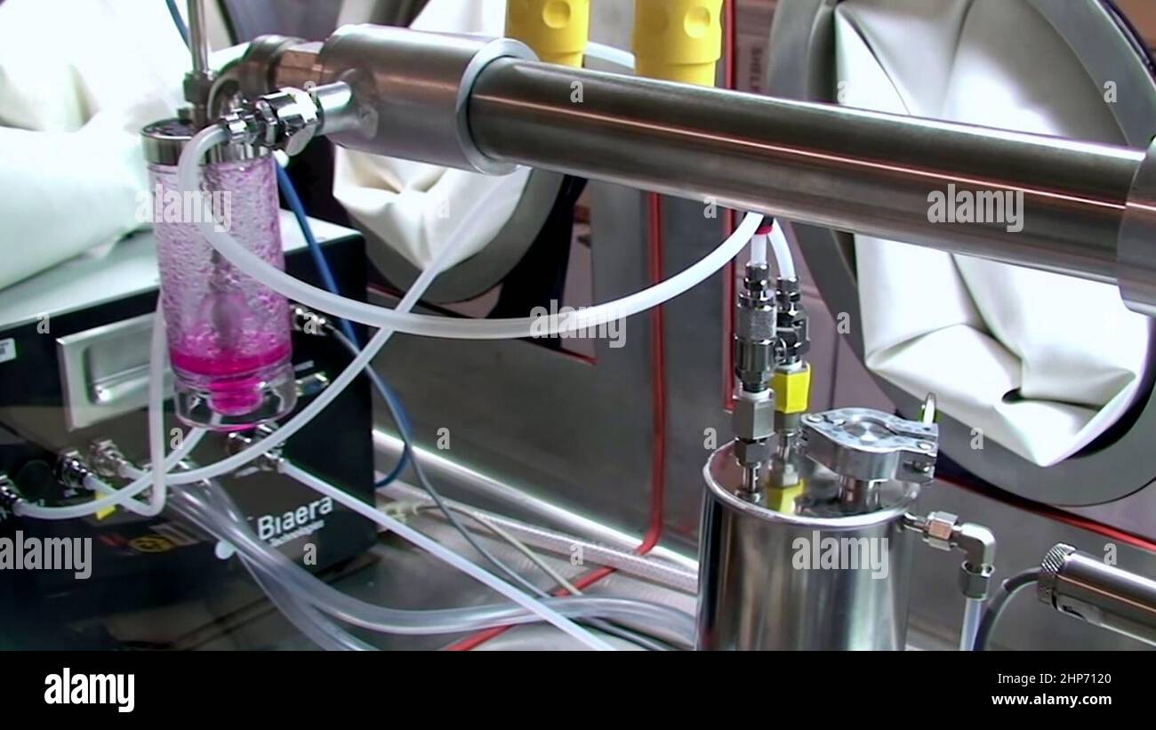 Aerosol control platform inside a Class III Biosafety Cabinet at ...