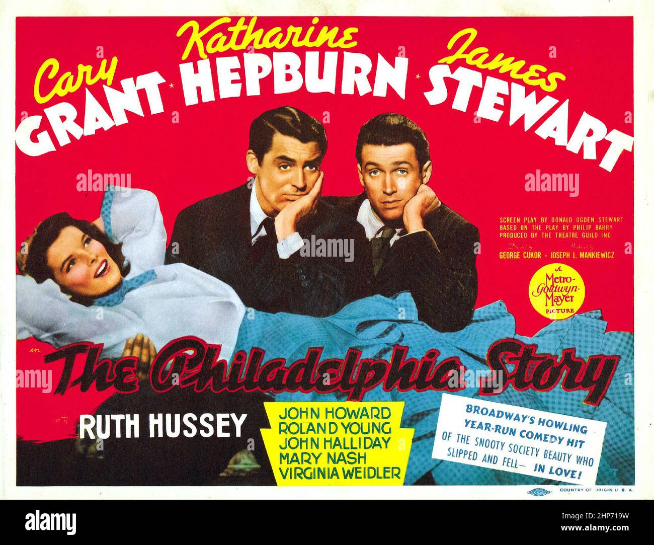 Philadelphia story poster hi-res stock photography and images - Alamy