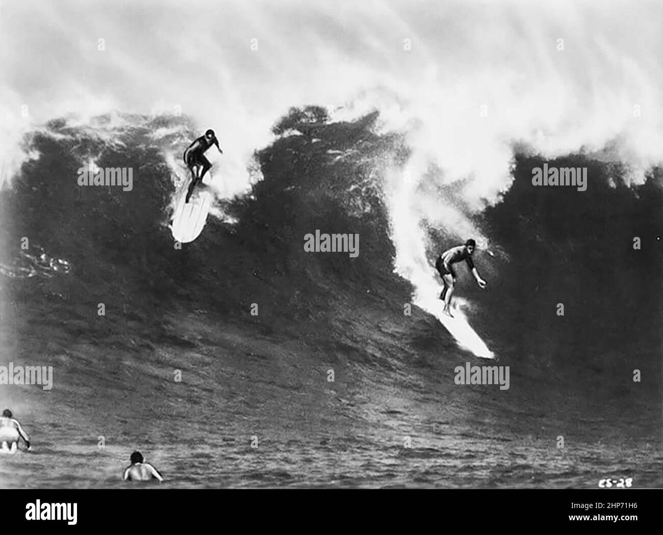 Publicity photo promoting the 1966 surf movie "The Endless Summer" ca ...