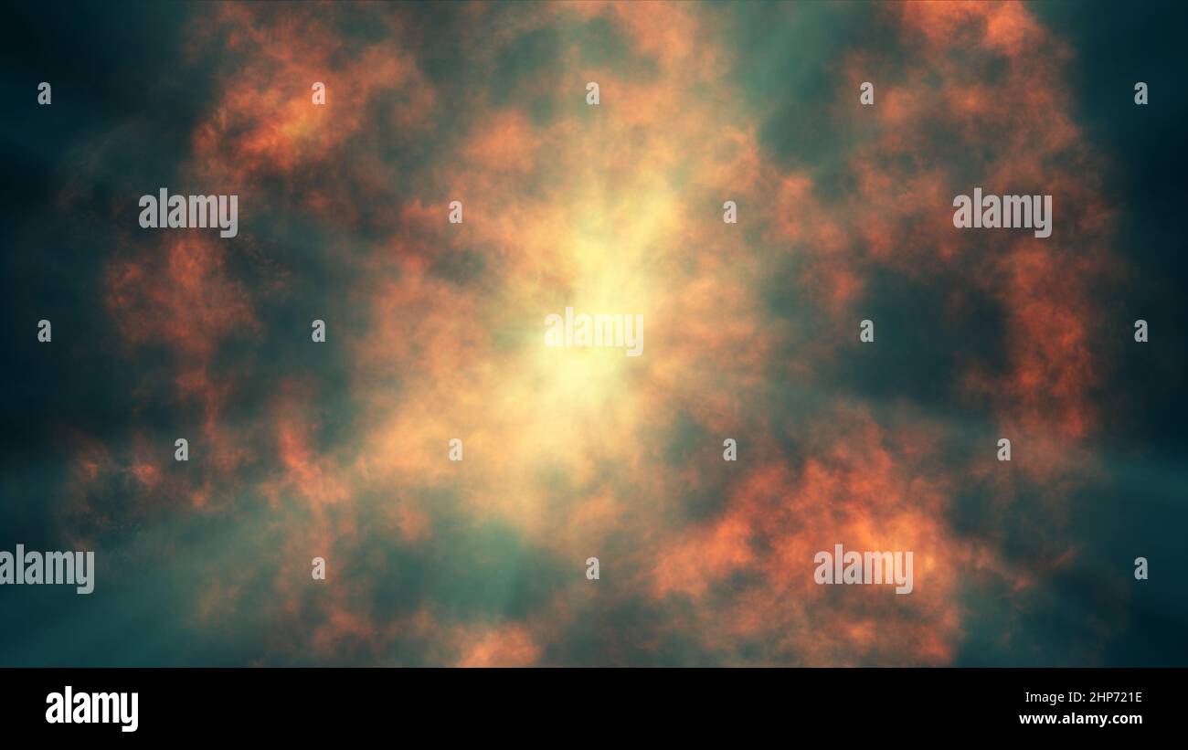fire flame explosion in space, abstract illustration Stock Photo - Alamy