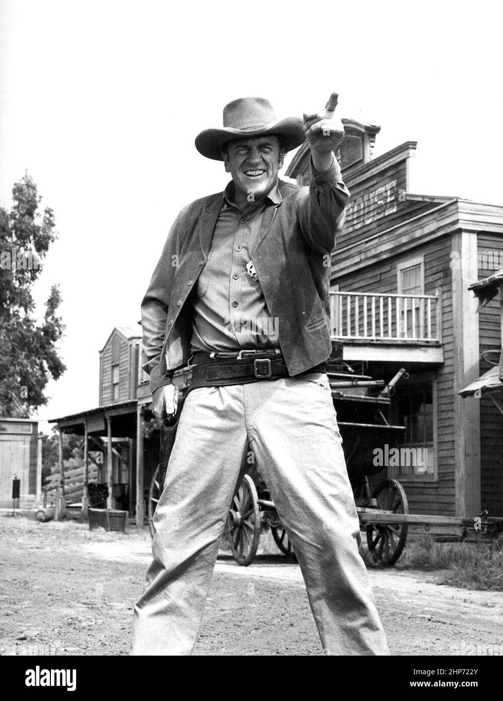 James arness Black and White Stock Photos & Images - Alamy