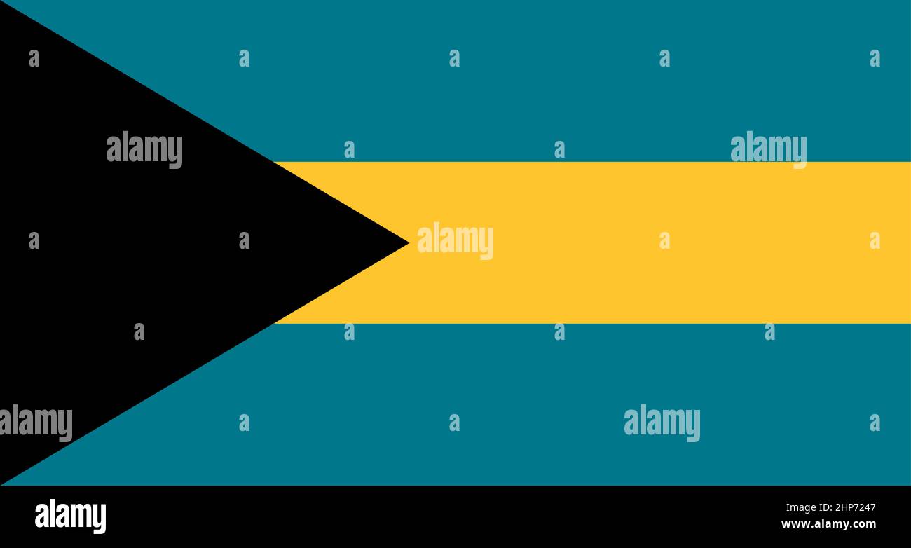 Abstract Flag of Bahamas Stock Vector Image & Art - Alamy